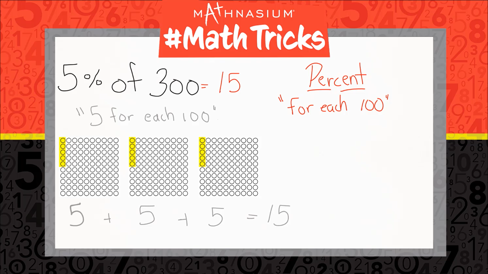 Mathnasium #MathTricks: For Each Hundred (Basic)